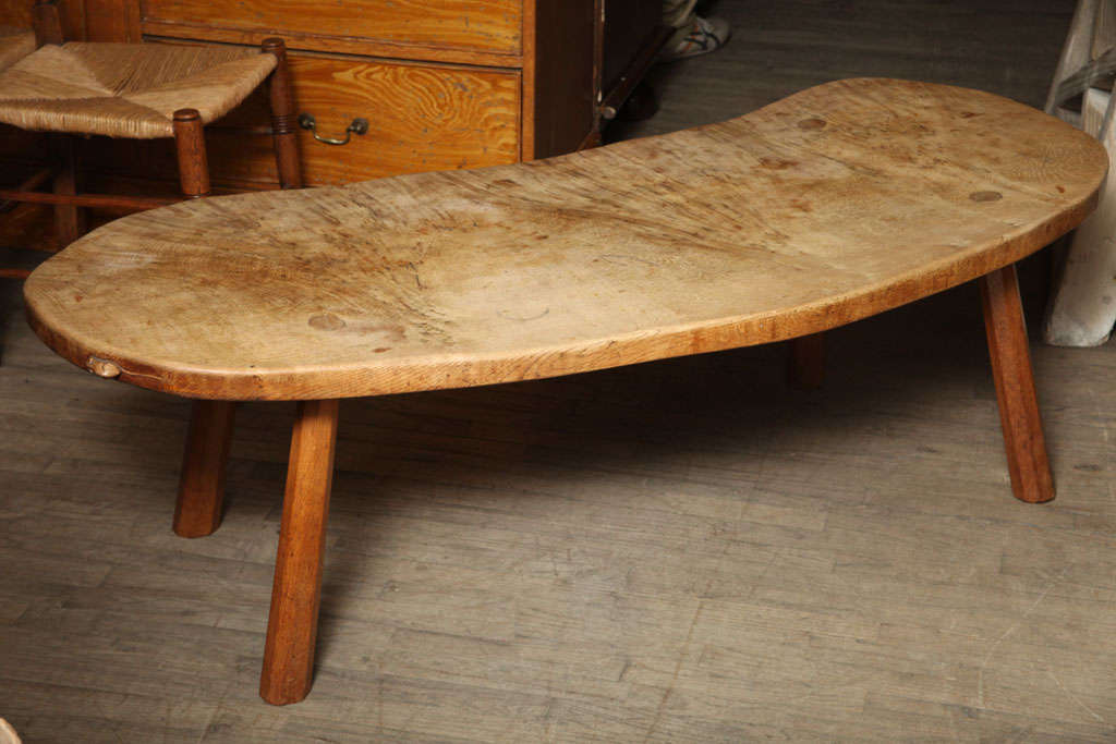 Mouseman Kidney Shaped Table at 1stDibs