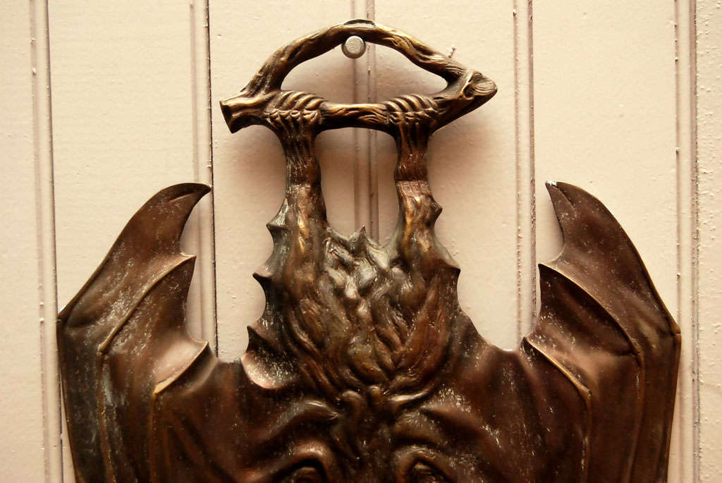 Bronze Bat Sconces at 1stDibs
