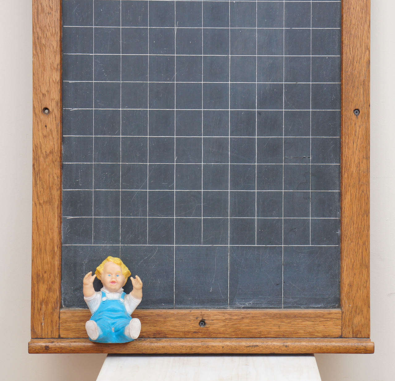 Slate Chalkboard with Simple Grid at 1stDibs