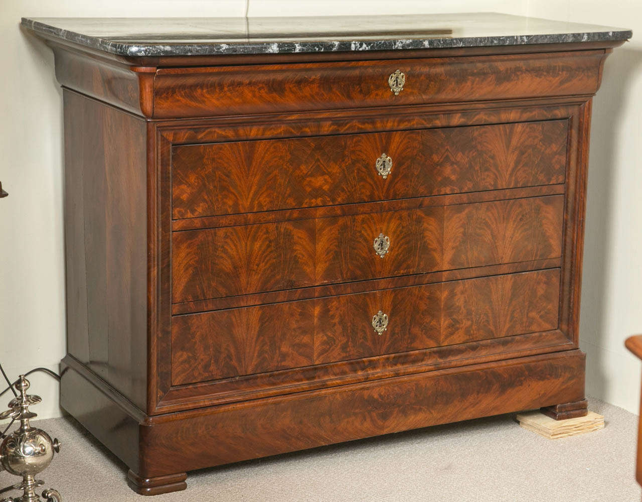 French Marble Top Commode at 1stDibs
