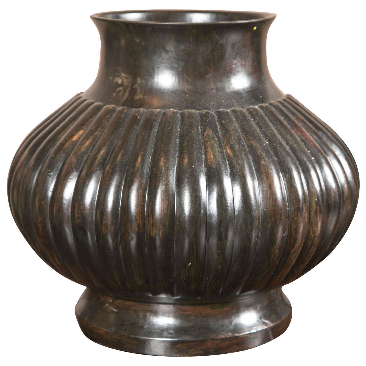 Japanese Bronze Vase at 1stDibs
