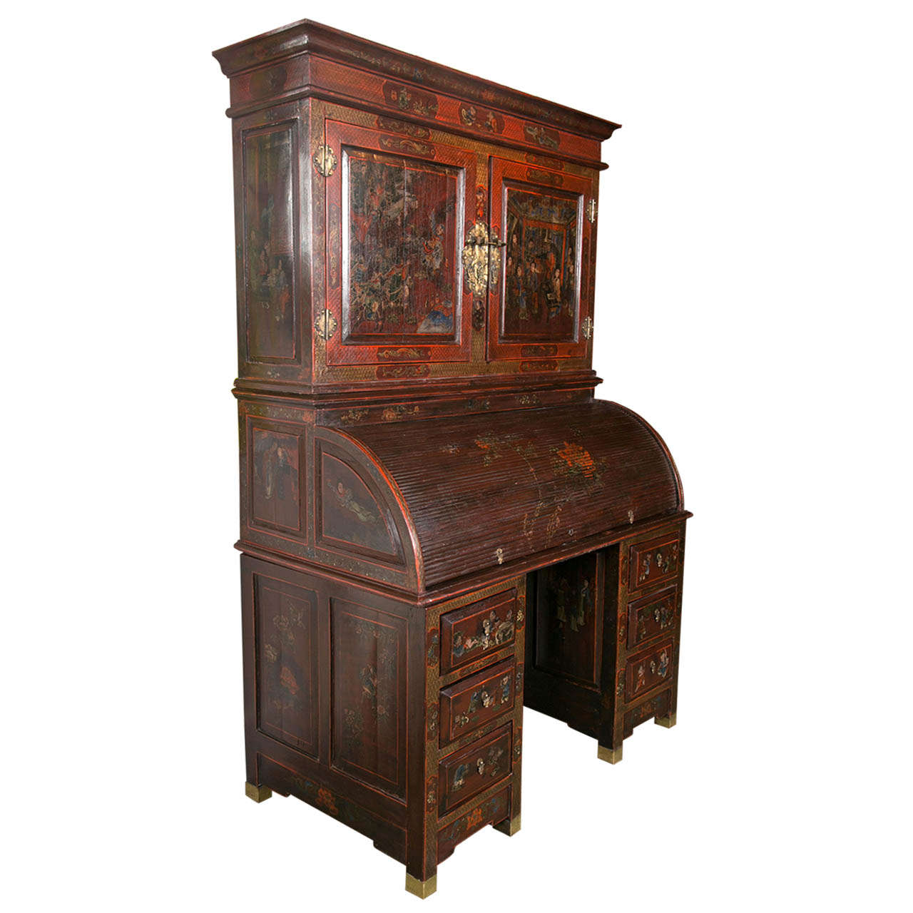 Large Japanese Secretary at 1stDibs | japanese secretary furniture ...