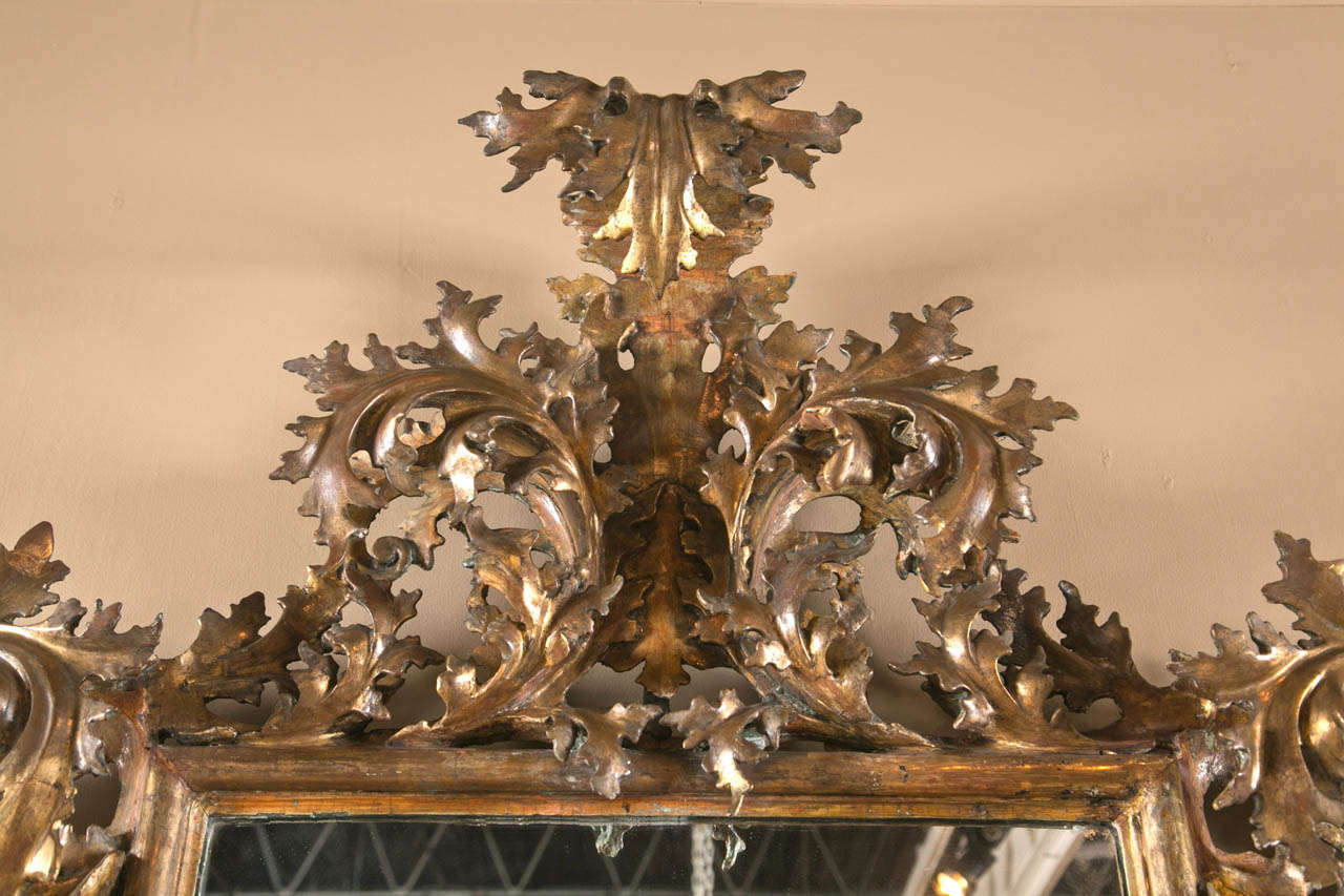 Carved Baroque Pier Mirror at 1stDibs