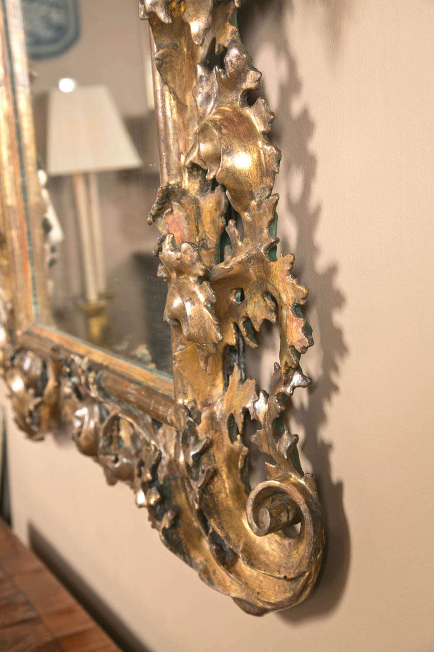 Carved Baroque Pier Mirror at 1stDibs