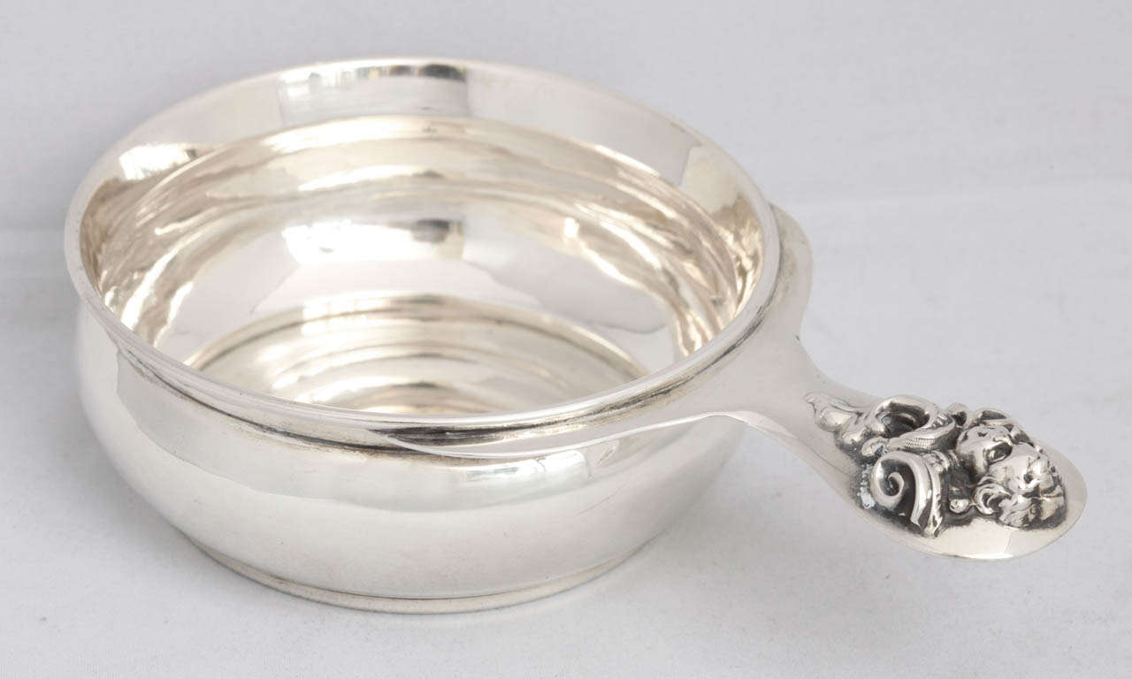 Art Nouveau Sterling Silver Porringer with Cherub Design For Sale at ...