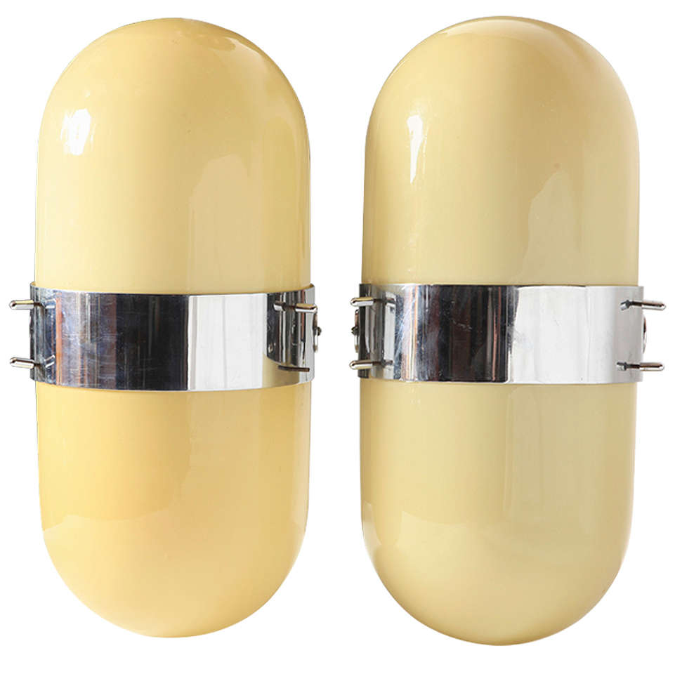 A Pair Of Pill Sconces at 1stDibs