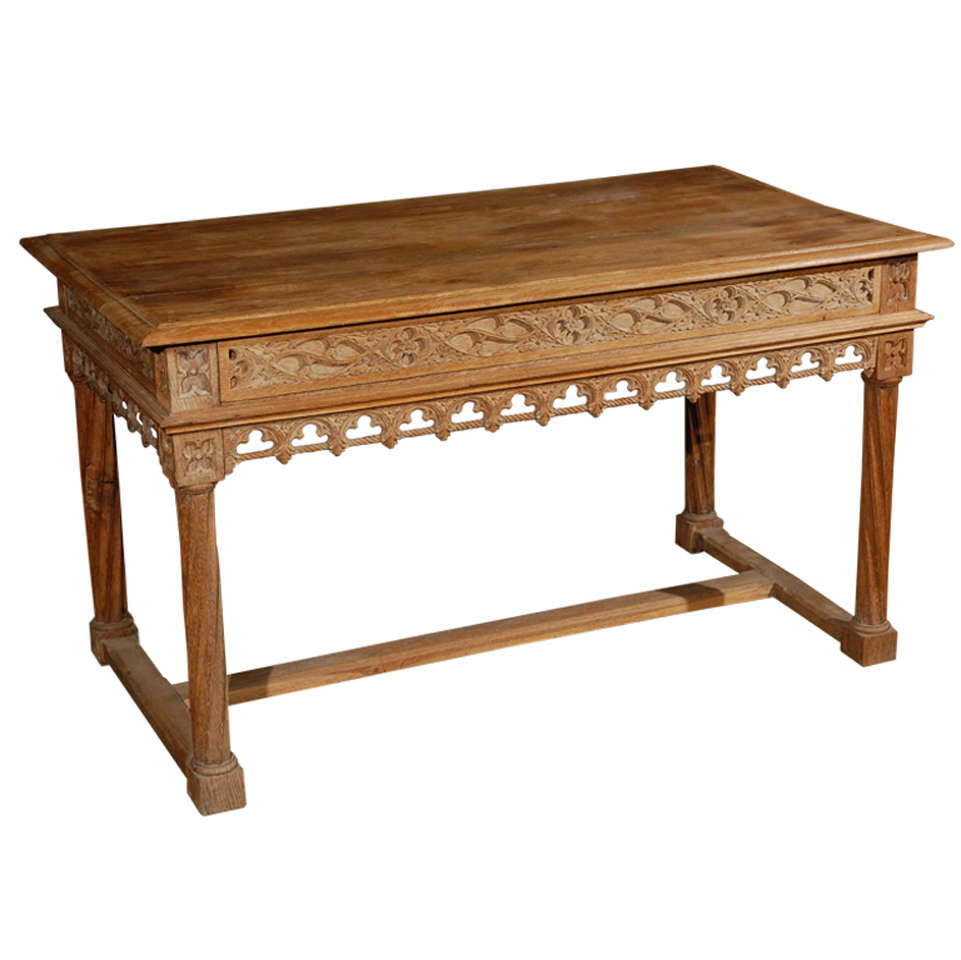 Gothic Library Table at 1stDibs | library table for sale, library ...