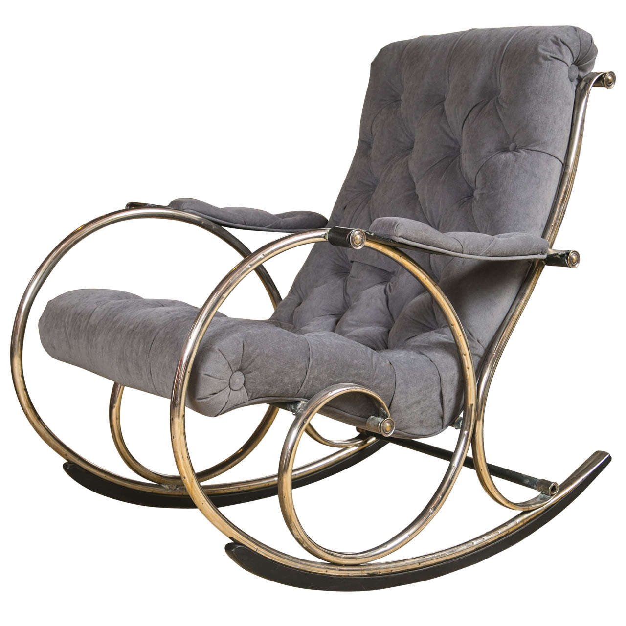 Dealer 305, Midcentury Modern Woodard Rocker at 1stDibs