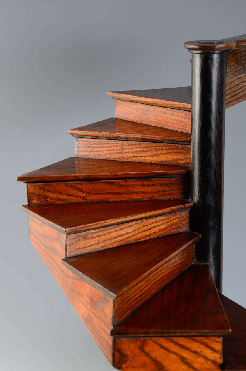 19th Century French Oakwood Masterpiece Spiral Open Stair at 1stDibs ...
