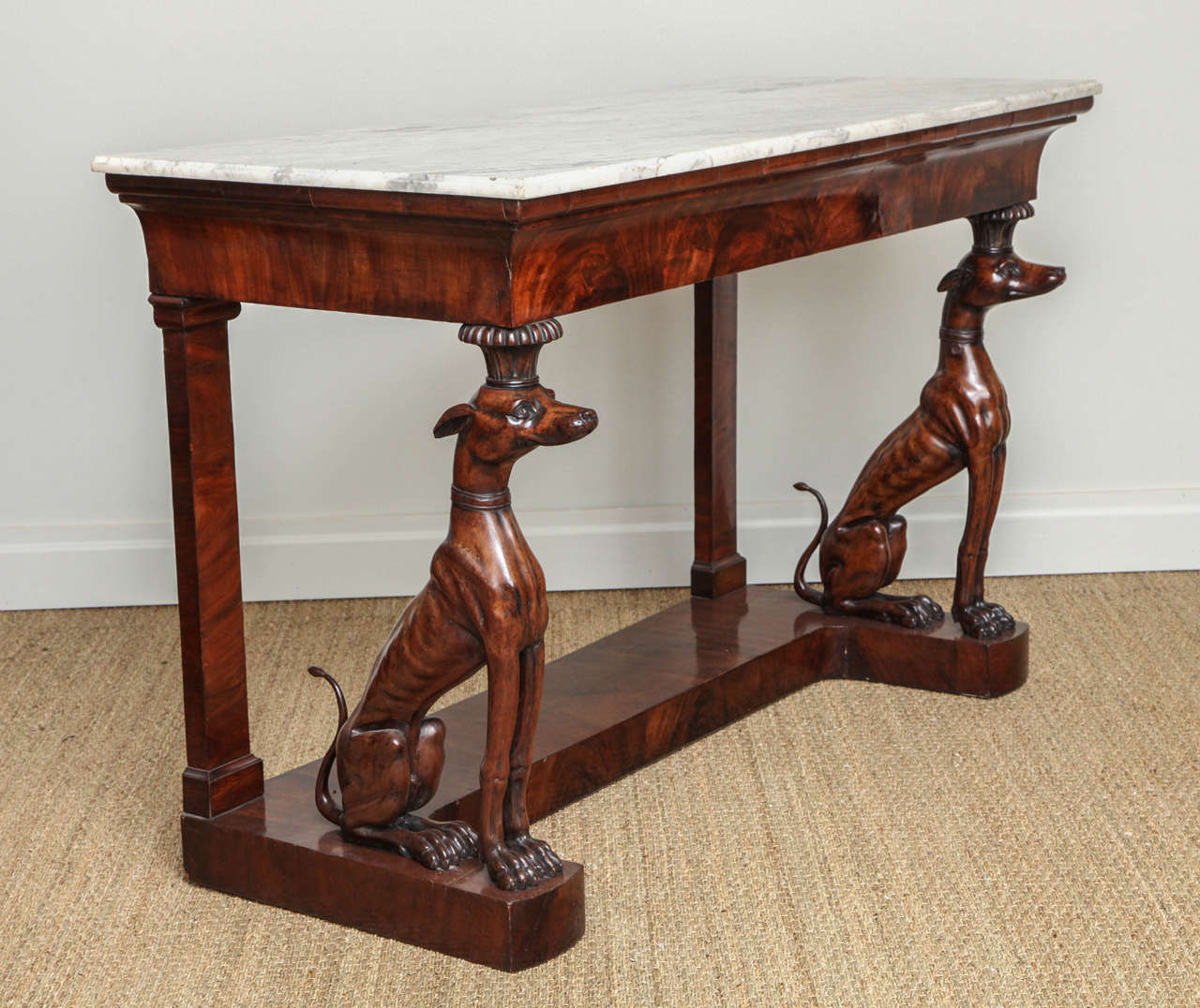 Neapolitan Neoclassical Whippet Console Table at 1stDibs | whippet ...