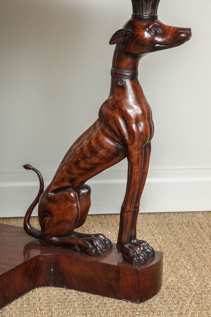 Neapolitan Neoclassical Whippet Console Table at 1stDibs | whippet ...