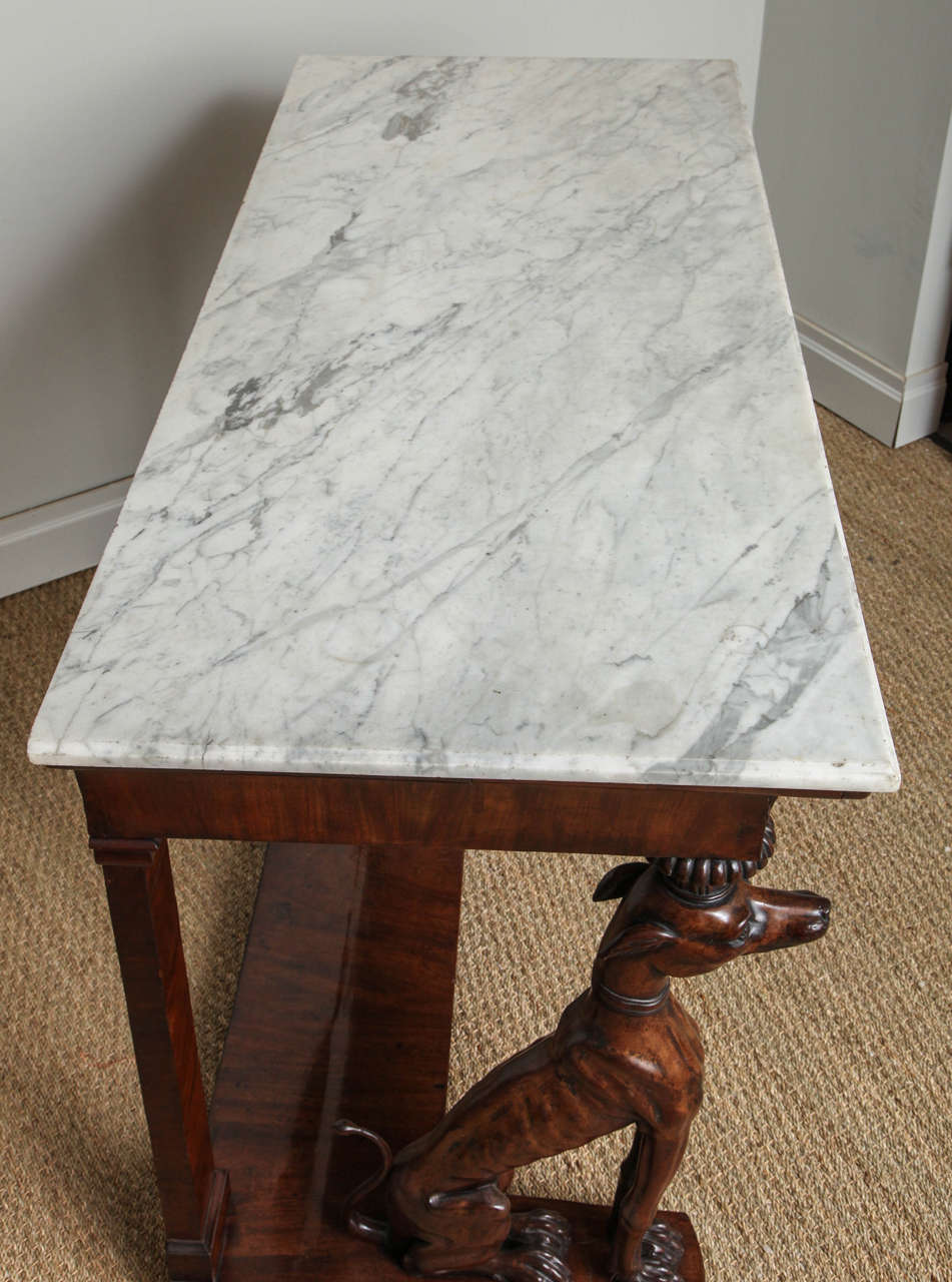Neapolitan Neoclassical Whippet Console Table at 1stDibs | whippet ...