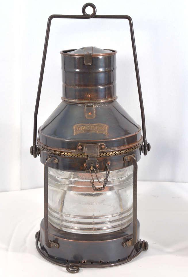Anchor Ship Lamps, 1950s For Sale at 1stDibs | ships lantern, ship ...