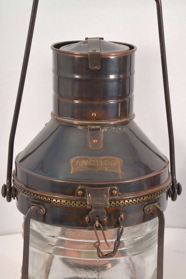 Anchor Ship Lamps, 1950s For Sale at 1stDibs | ships lantern, ship ...