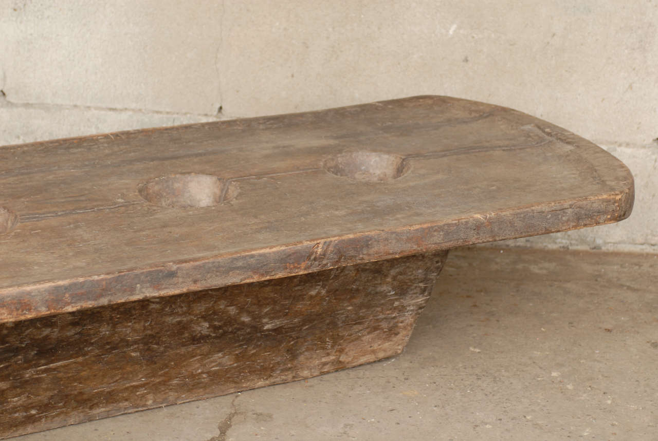 Naga Mid-20th Century Grain Grinding Table from North East India at ...