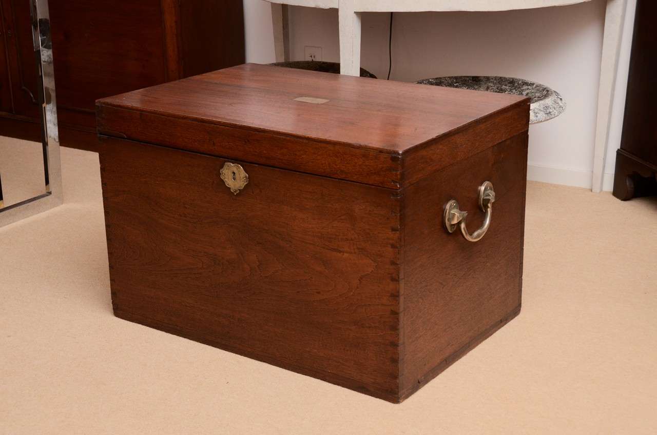 19th Century Cedar Wood 31" Long Chest at 1stDibs | cedar wood trunk