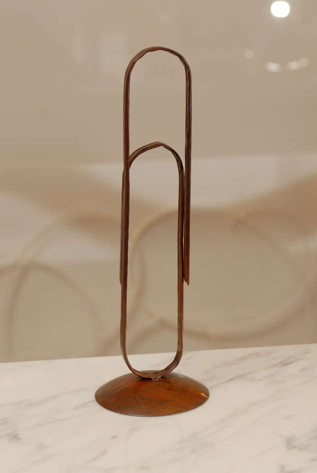Giant Paper Clip on Stand at 1stDibs | giant paper clip stand