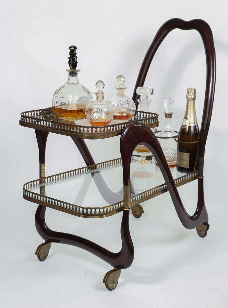 Rare Cesare Lacca Italian Liquor Push Cart at 1stDibs | pushcart for sale