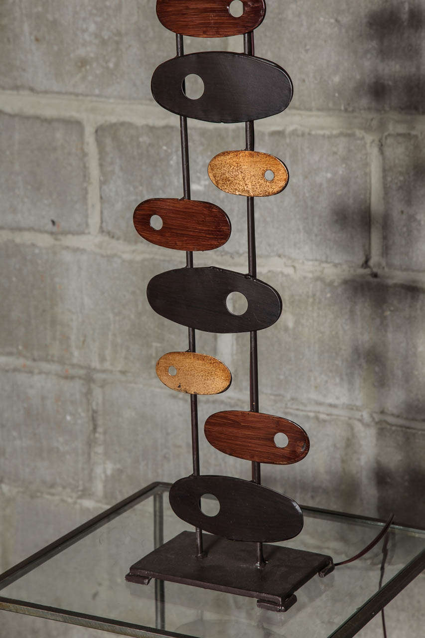 Mid Century Calder Style Table Lamps at 1stDibs