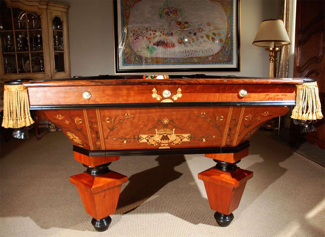 1880's Brunswick Pool Table at 1stDibs | brunswick pool tables ...
