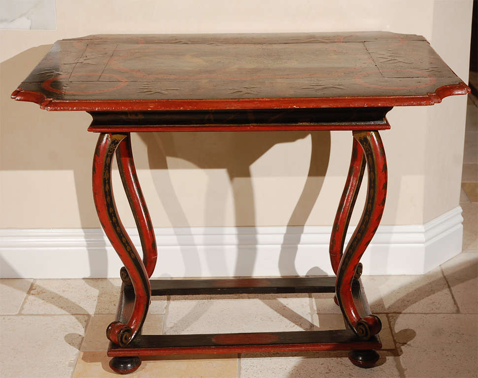 Pair of Very Rare Venetian Tables For Sale at 1stdibs
