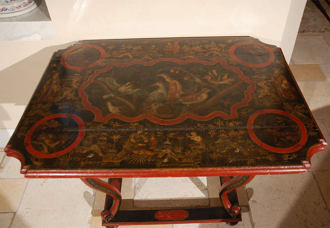 Pair of Very Rare Venetian Tables For Sale at 1stdibs