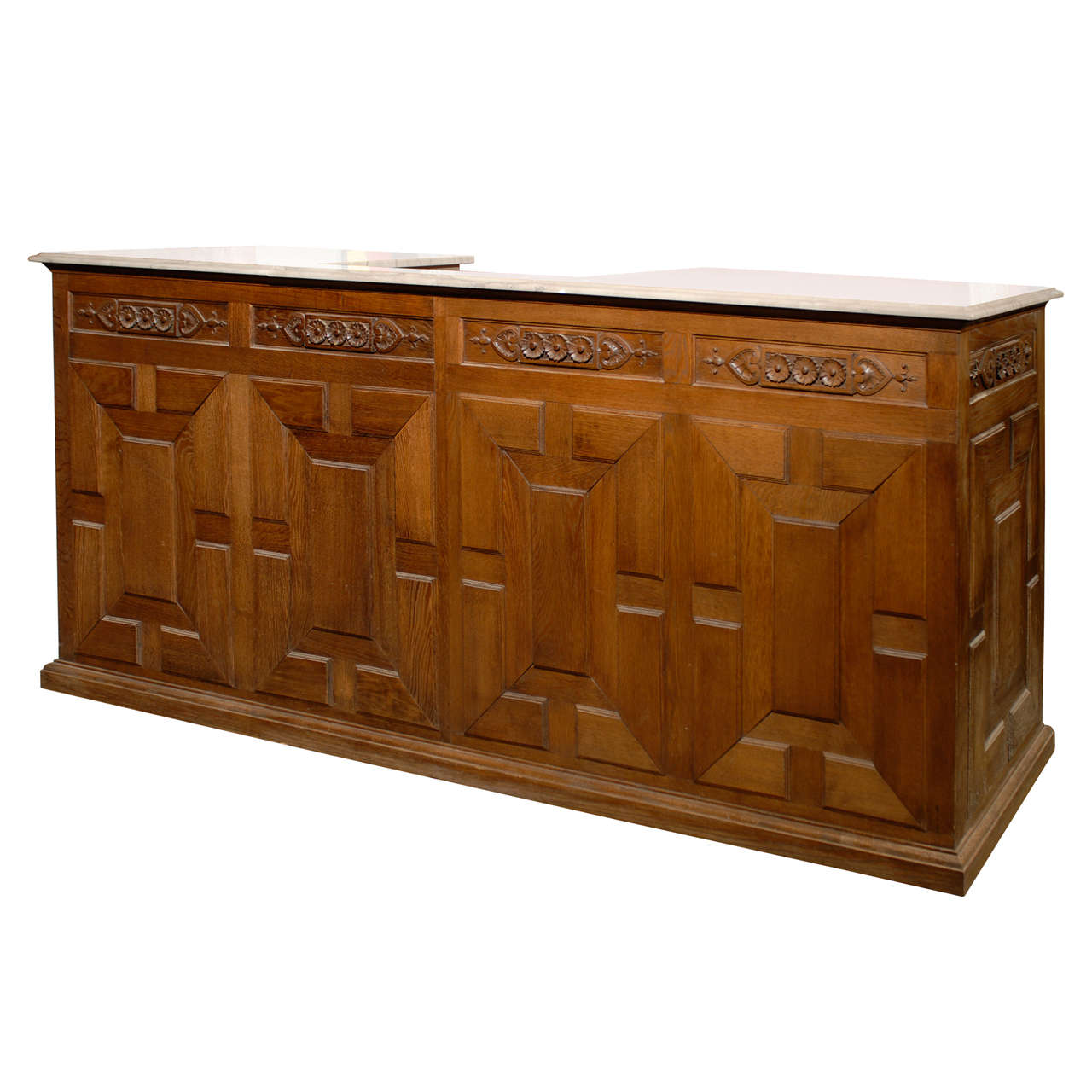 French Oak Faced Bar. For Sale at 1stDibs