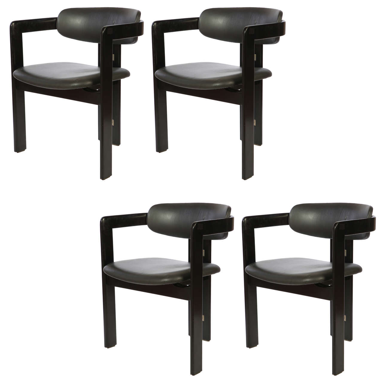 Set of Four Pamplona Dining Chairs by Augusto Savini at 1stDibs ...