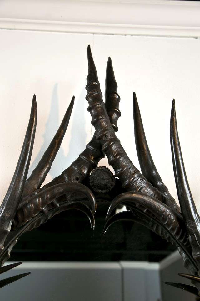 Elegant Natural Horn Mirror For Sale at 1stDibs