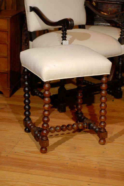 Bobbin Leg Stool at 1stDibs