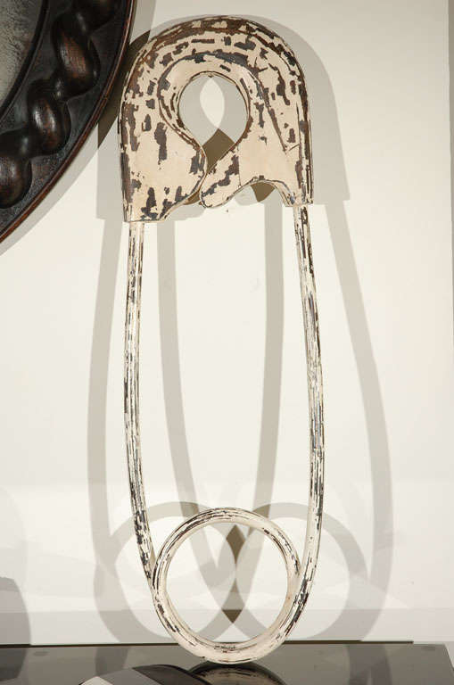 Giant Vintage Safety Pin Sculpture at 1stDibs