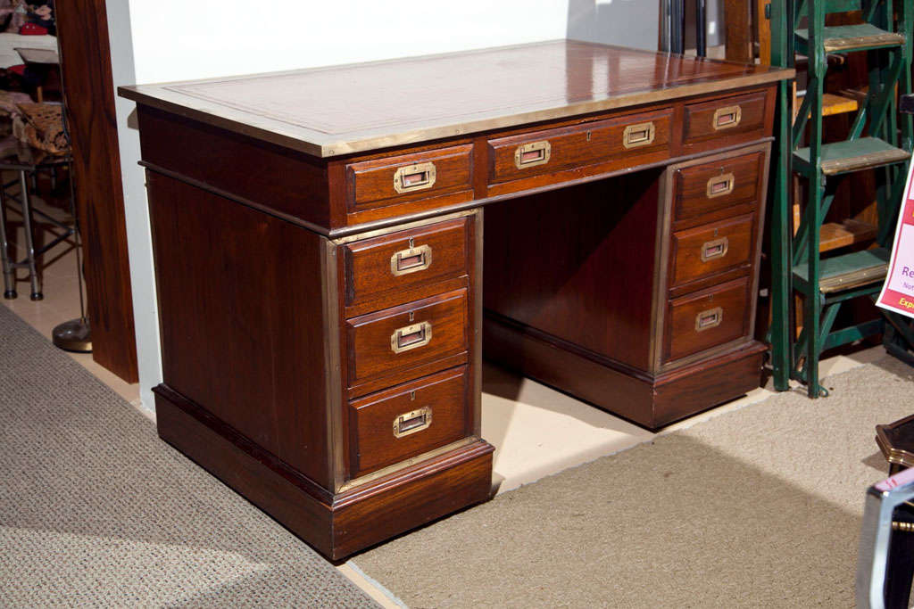 Antique Campaign Desk at 1stDibs
