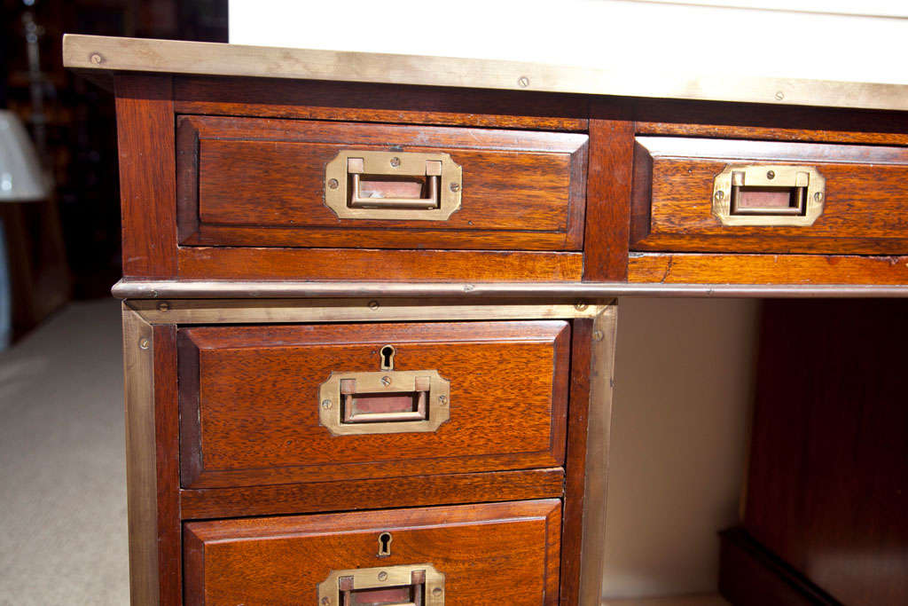 Antique Campaign Desk at 1stDibs