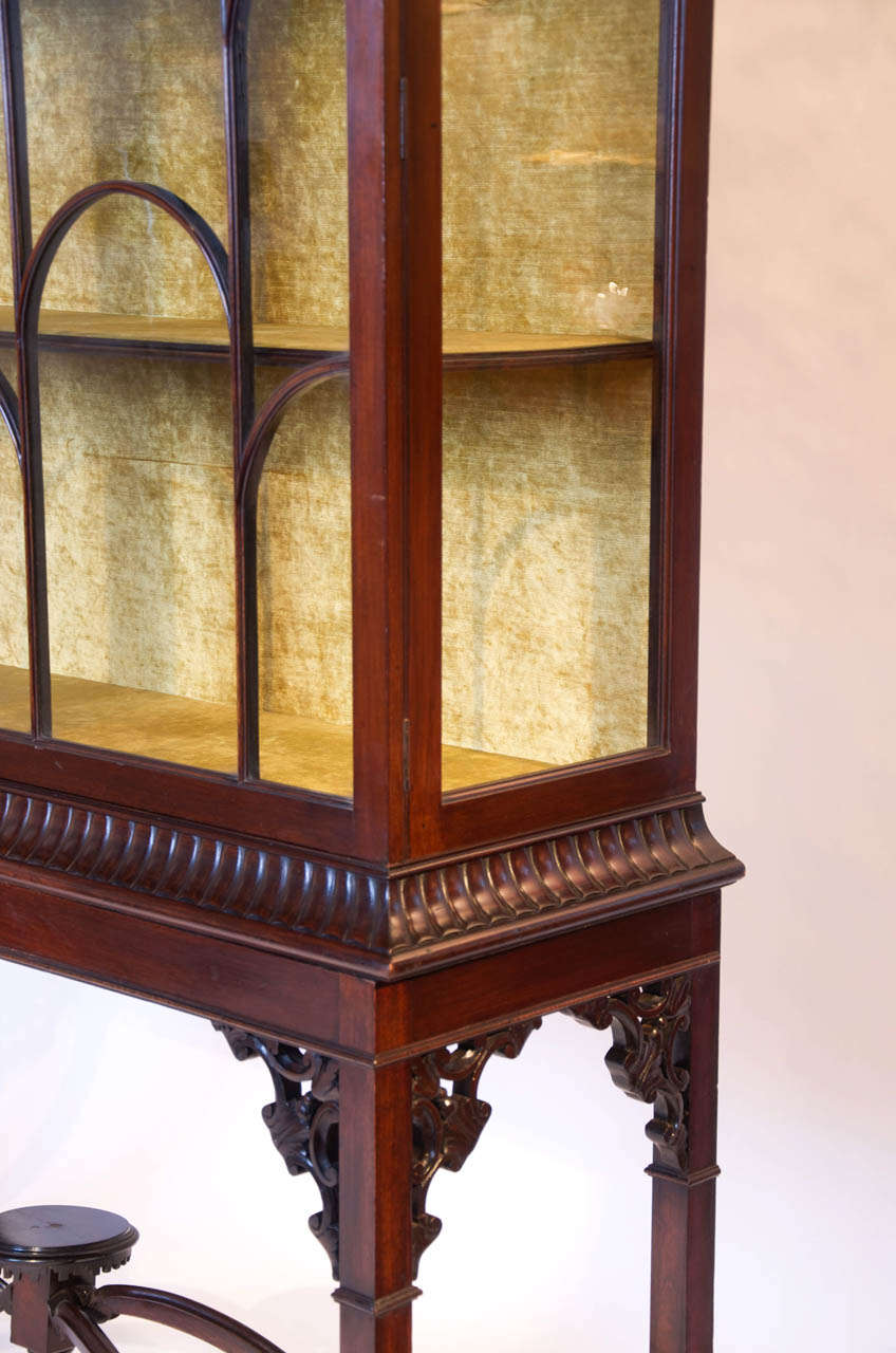 A Centennial Chinese Chippendale Display Cabinet. at 1stDibs ...