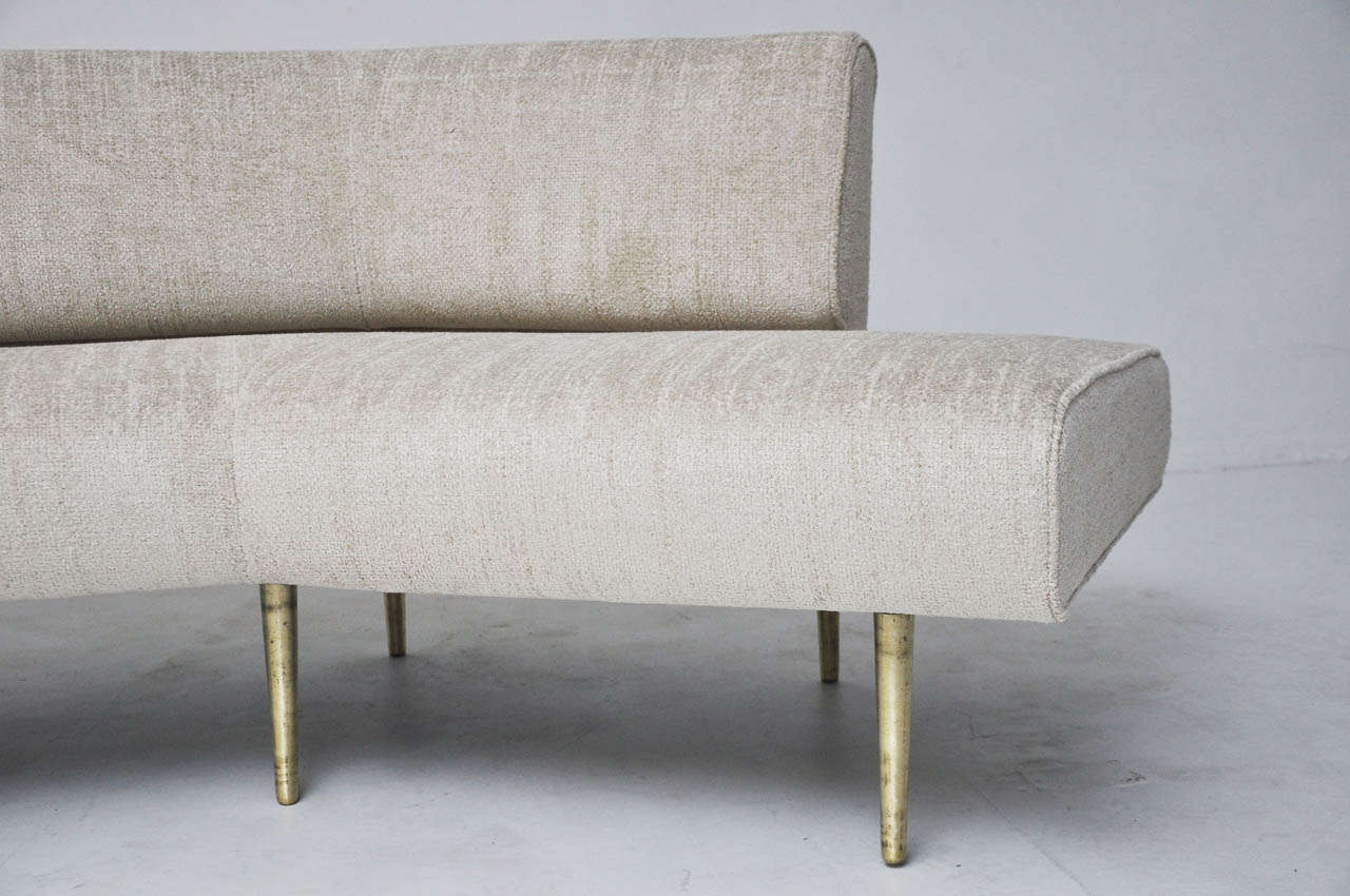 Dunbar Angled Sofa - Edward Wormley at 1stDibs | angled couch