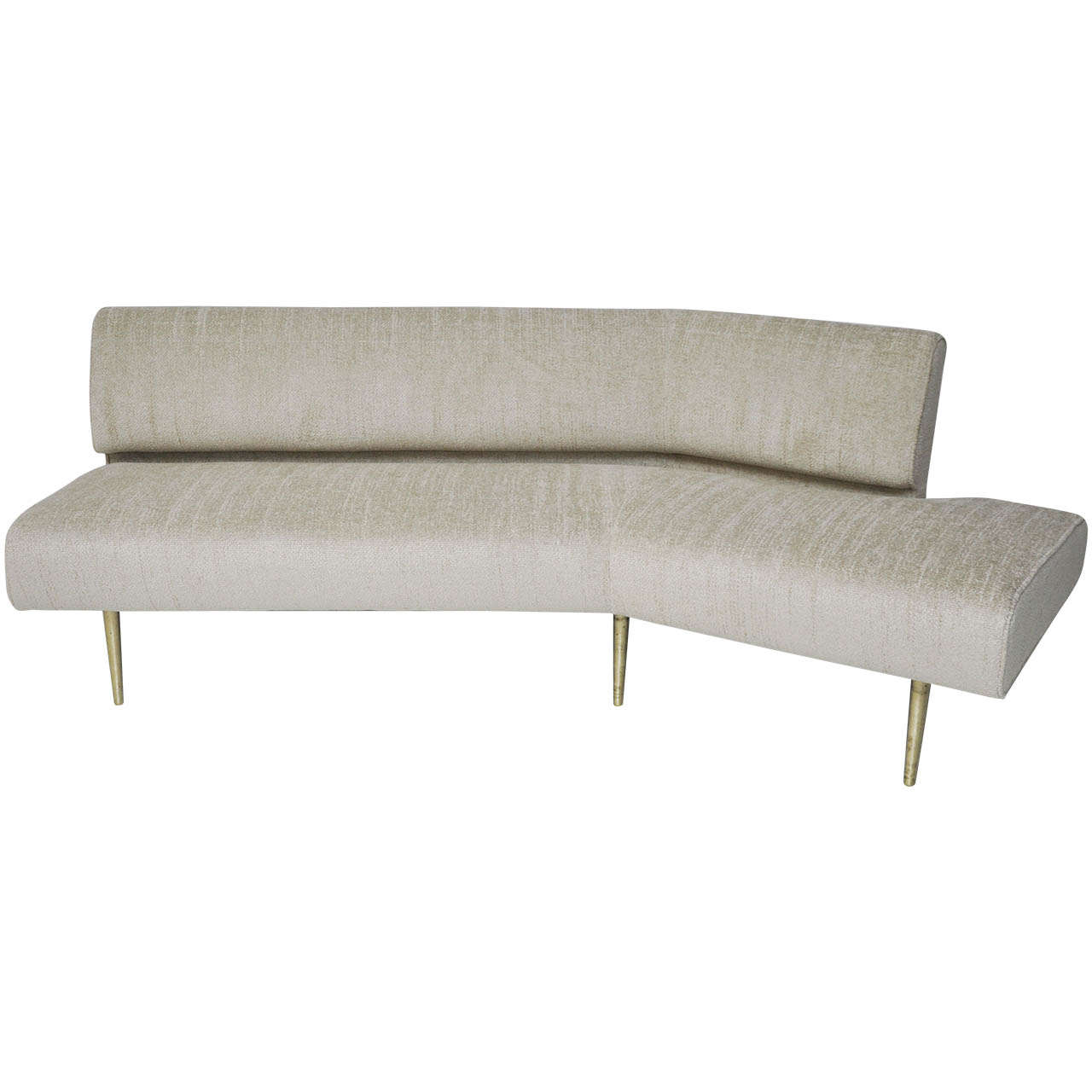 Dunbar Angled Sofa - Edward Wormley at 1stDibs | angled couch