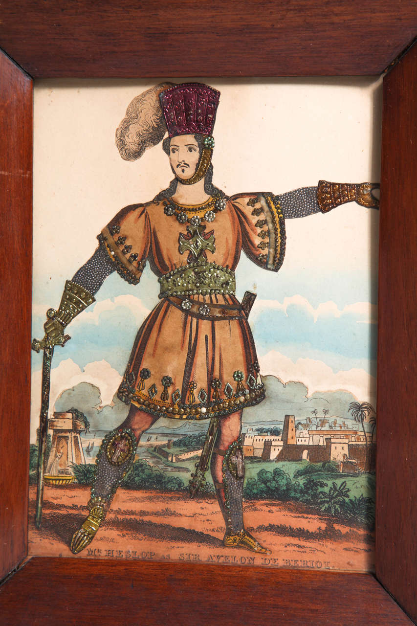 19th Century English Theatrical Tinsel Print For Sale at 1stDibs ...