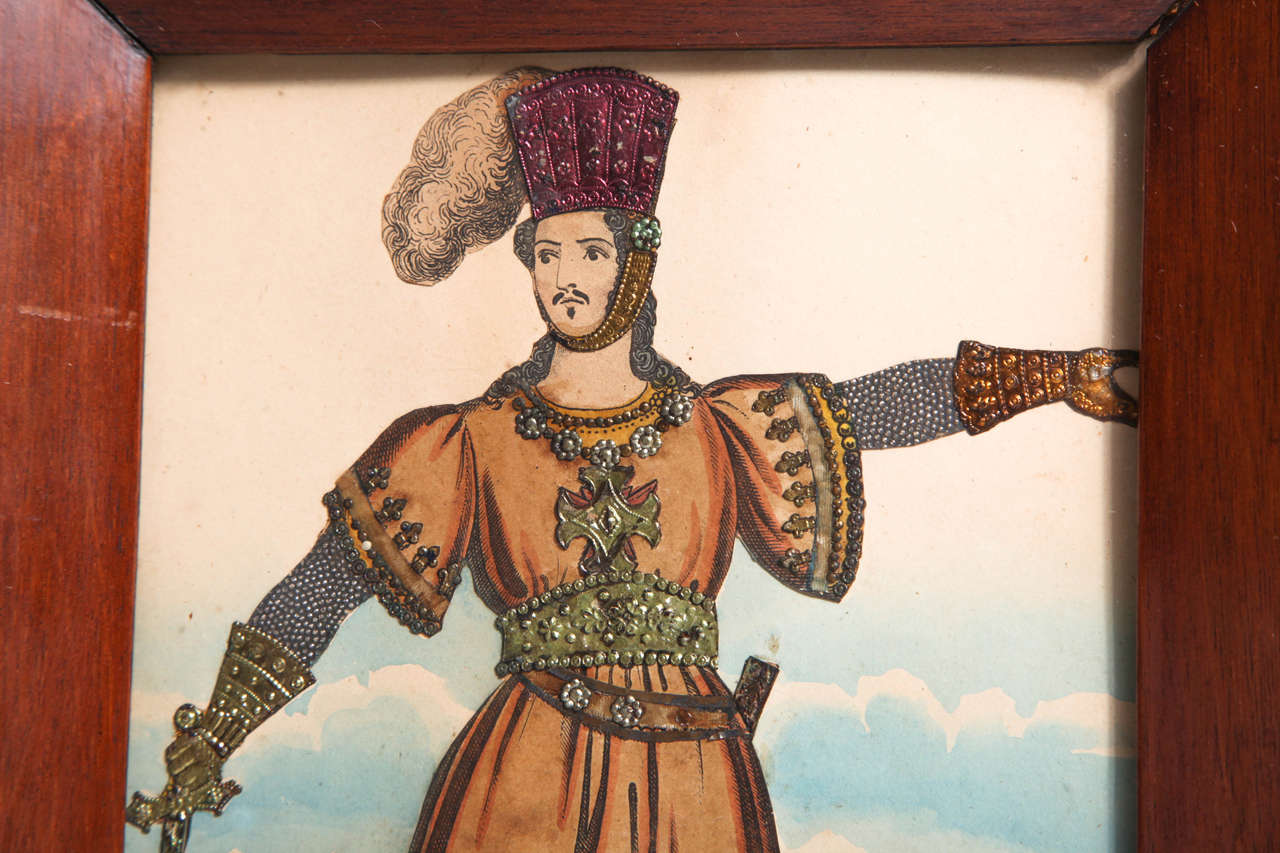 19th Century English Theatrical Tinsel Print For Sale at 1stDibs ...