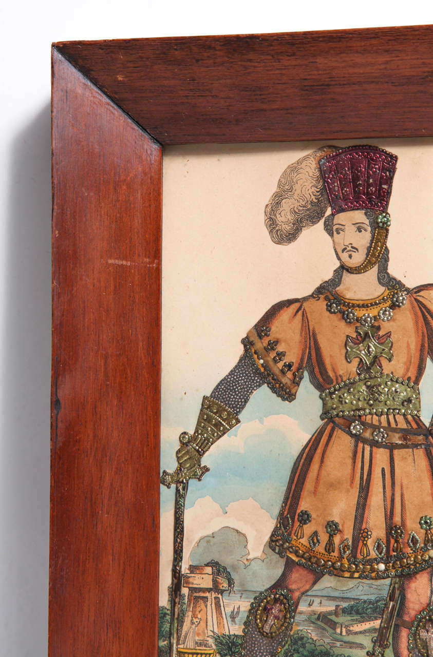 19th Century English Theatrical Tinsel Print For Sale at 1stDibs ...