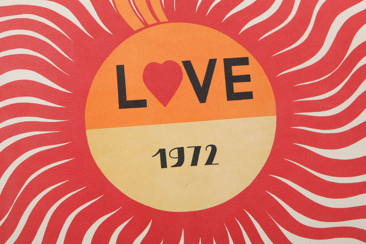 Yves Saint Laurent 1972 "Love" Card at 1stDibs | love 1972 yves saint laurent, yves saint ...