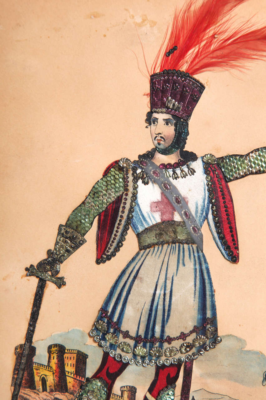 19th Century English Theatrical Tinsel Print For Sale at 1stDibs ...