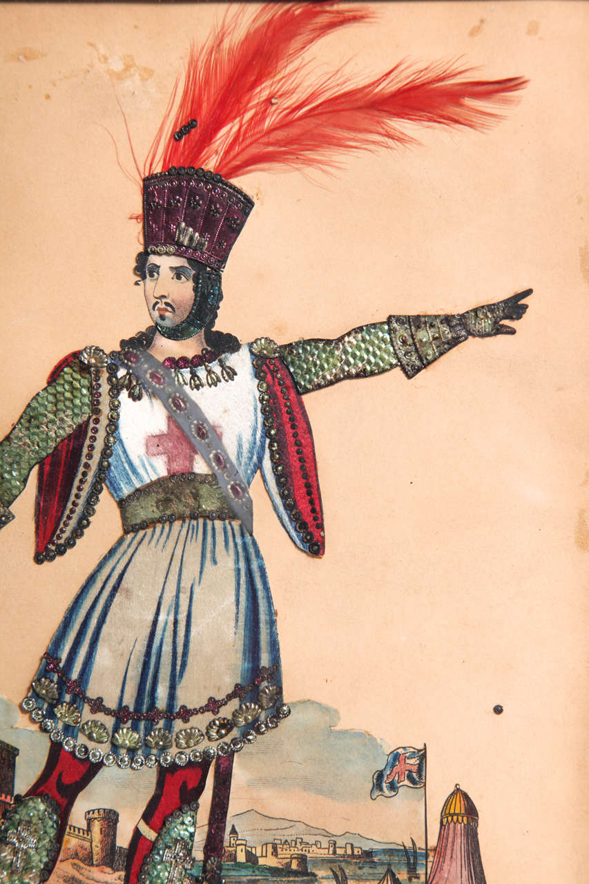 19th Century English Theatrical Tinsel Print For Sale at 1stDibs ...