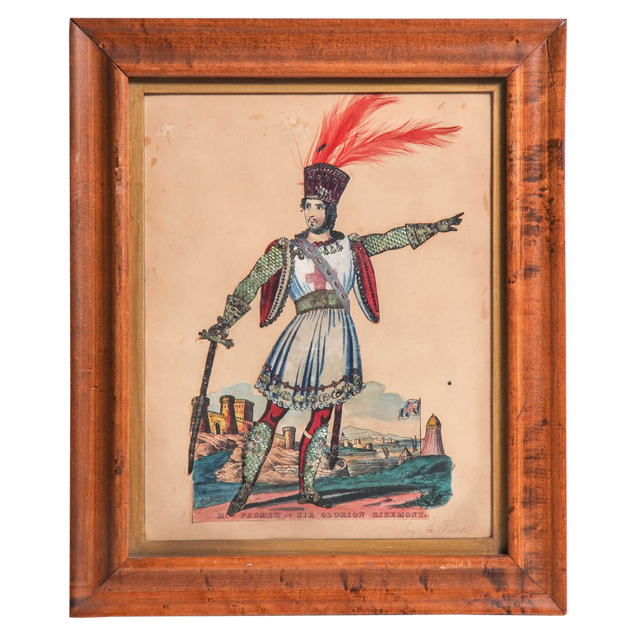 19th Century English Theatrical Tinsel Print For Sale at 1stDibs ...