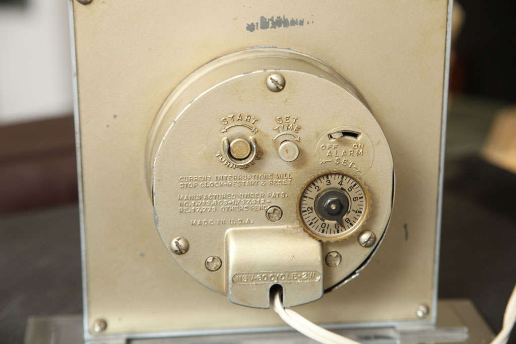 Gilbert Rohde Table Clock at 1stDibs