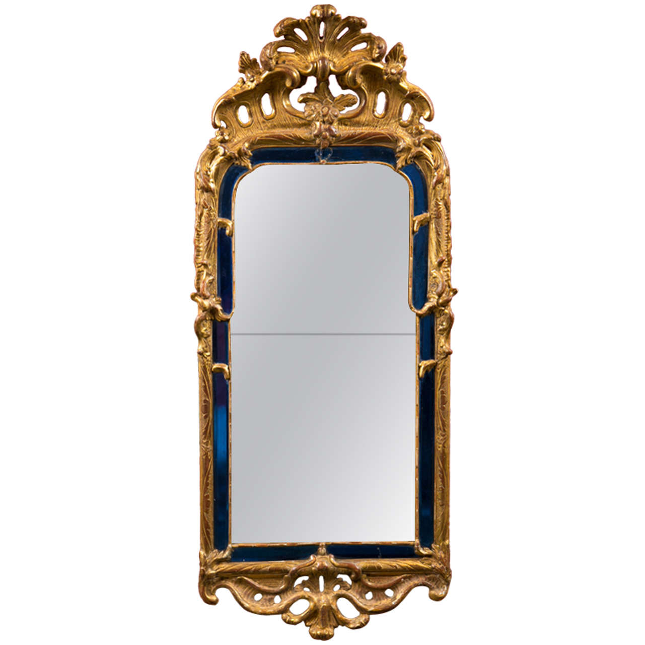 French Carved Gilt Wood Mirror at 1stDibs