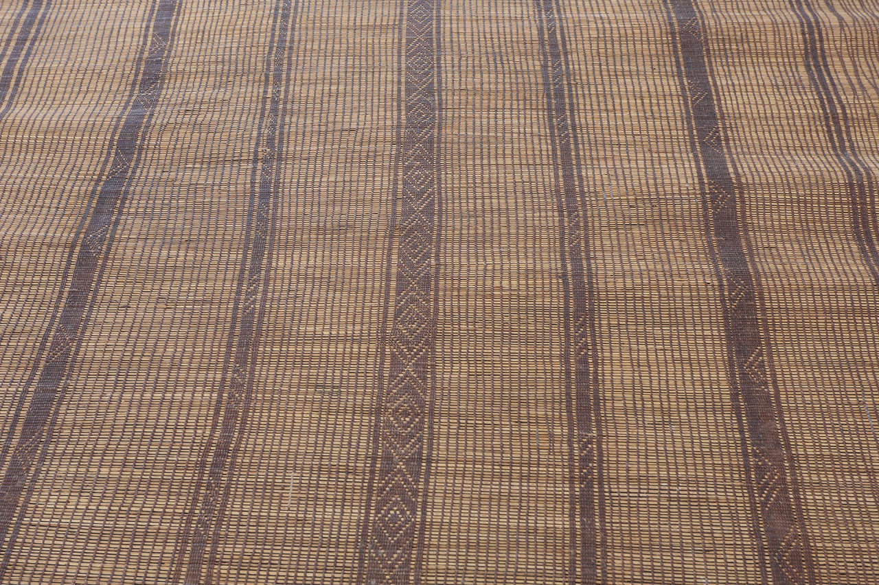Moroccan Vintage Tuareg Leather Rug at 1stDibs