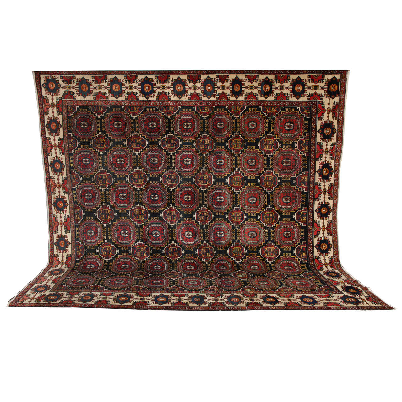 Antique 1890s Persian Isfahan Tree of Life Rug - 5'x7' For Sale at ...