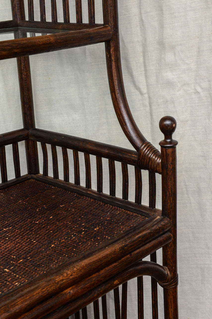 Rattan Bakers Rack at 1stDibs | wicker bakers rack, vintage rattan ...