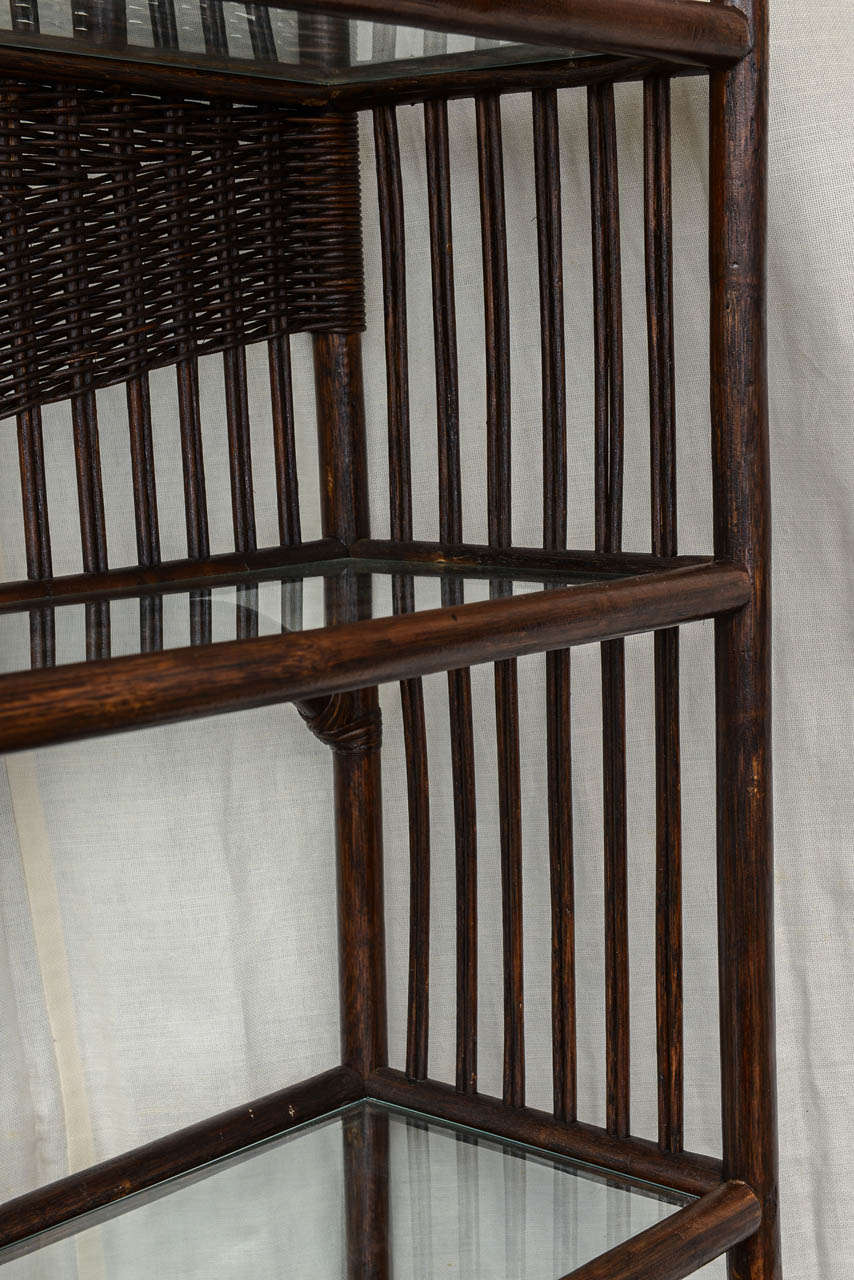Rattan Bakers Rack at 1stDibs | wicker bakers rack, vintage rattan ...