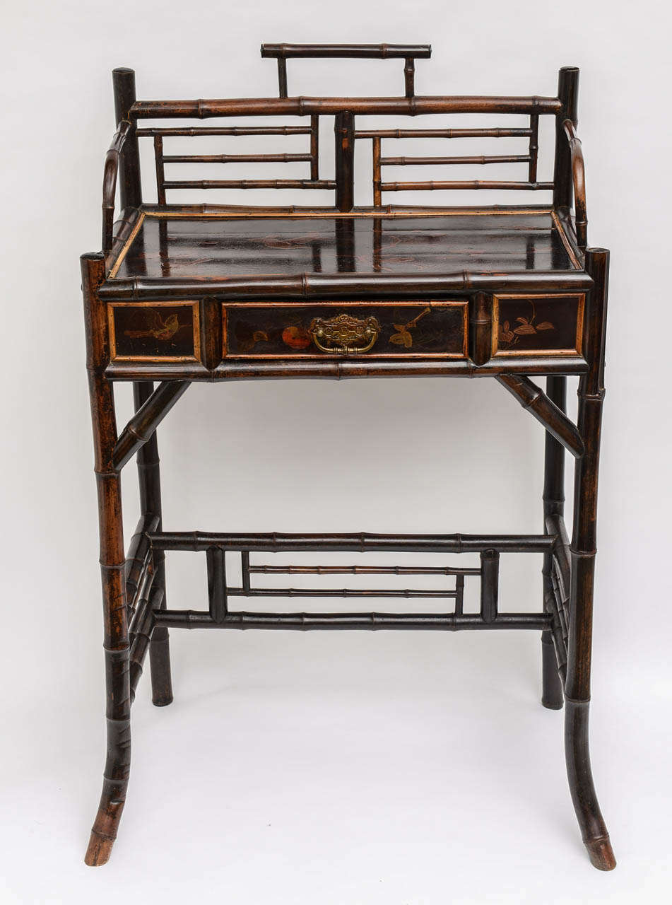 19th c. English Bamboo Desk at 1stDibs
